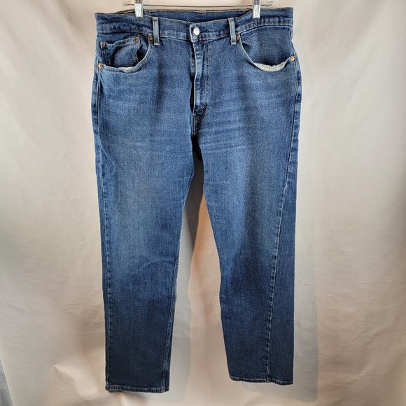Levi's | Jeans | Levis 55 Jeans Mens 38x34 Blue Denim Regular Straight Medium Wash Normcore ...